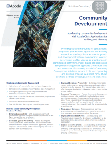 Building & Planning Solutions - Accela